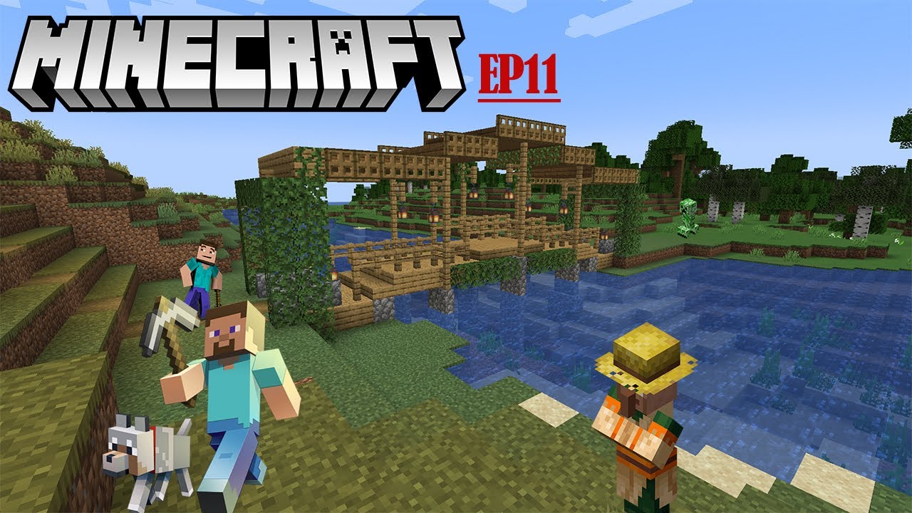 MINECRAFT GAMEPLAY | EP11 | Bridge Complete Kar Deya | Learn How To ...