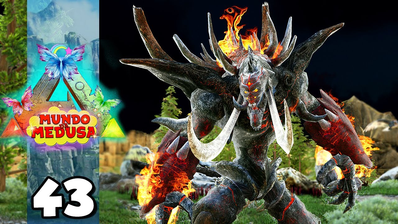 O PODEROSO DEMÔNIO DE FOGO BALROG!!! ARK: MUNDO DA MEDUSA 43 - YouTube