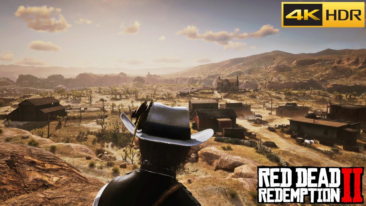 A Stroll through Tumbleweed Town | Red Dead Redemption 2 | 4K HDR - YouTube