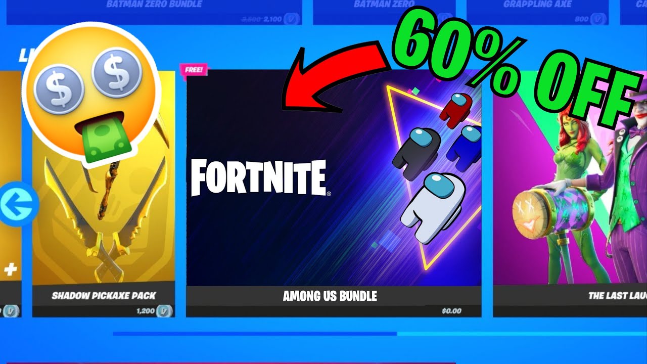 HOW TO GET AMONG US BUNDLE FOR 60% OFF 😱 - YouTube