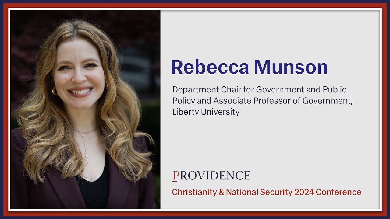 Christianity & National Security Conference (ft. Rebecca Munson) - YouTube
