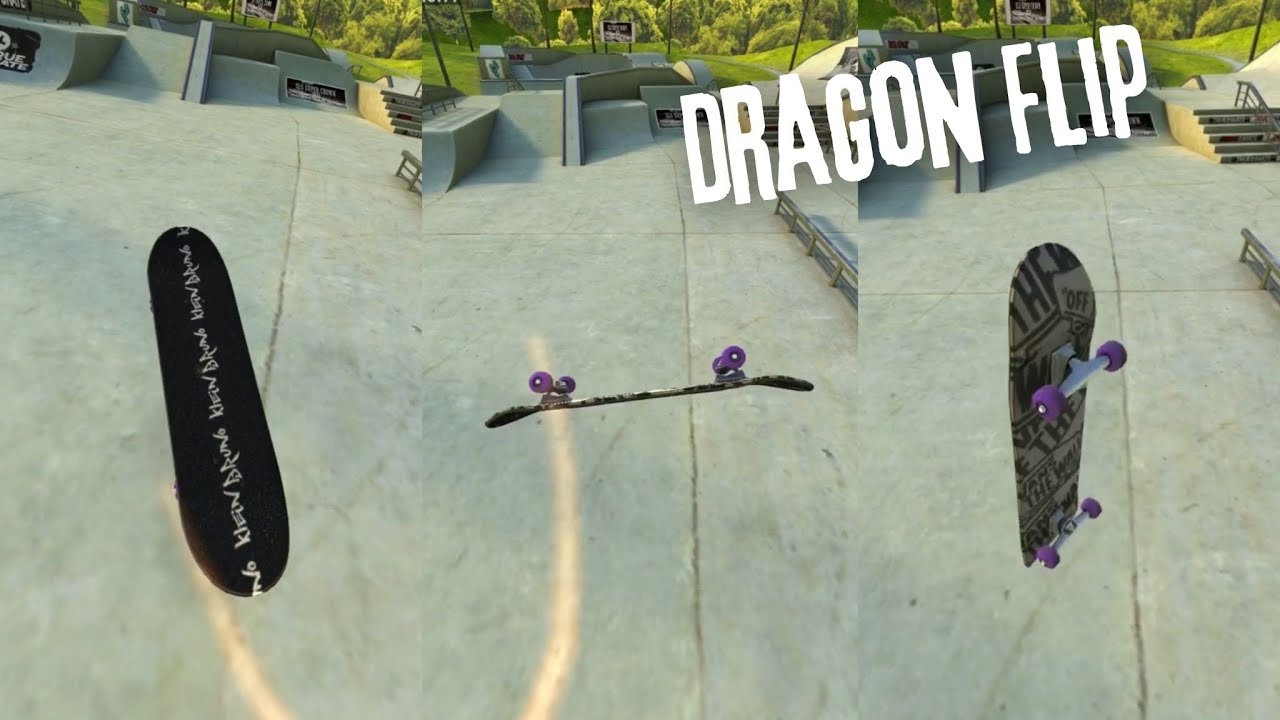 COMO MANDAR DRAGON FLIP - True skate - YouTube