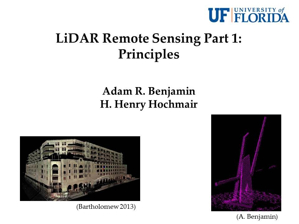 LiDAR Remote Sensing Part 1: Principles - YouTube