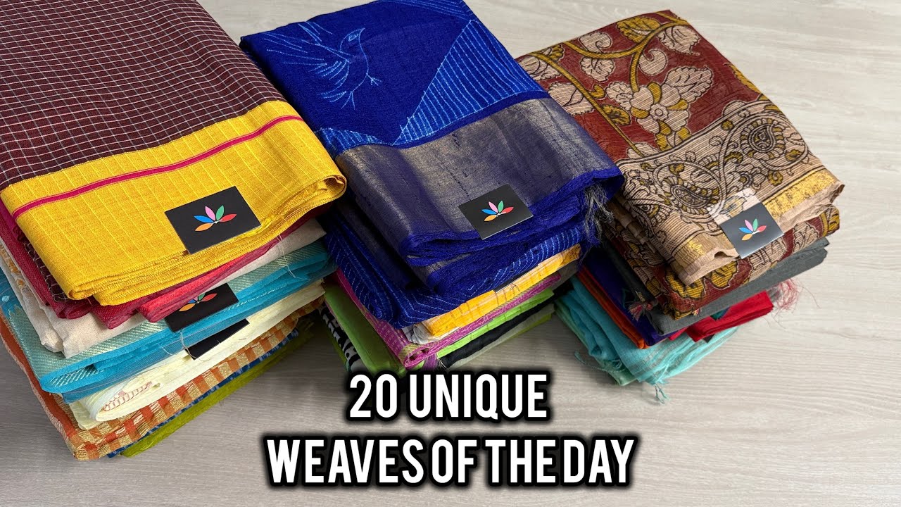 28 November 2025 - 20 Unique Weaves of the Day | Shop on www.fabk.in ...