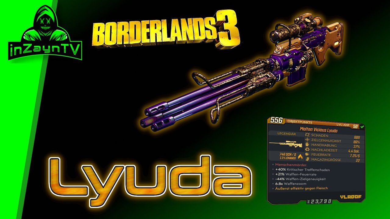Borderlands 3 | Lyuda Sniper (100% Garantie) Guide | Legendär! [German ...