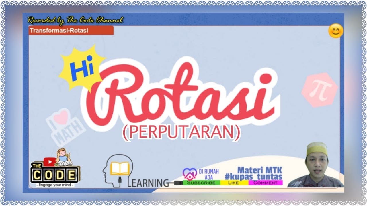 ROTASI (PERPUTARAN) : Transformasi Geometri I Kelas 9 - YouTube