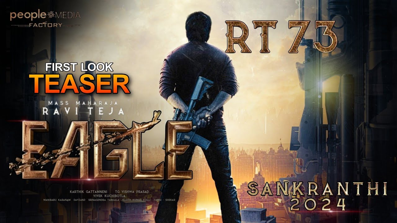 RT73 Eagle Raviteja Official First Look Teaser | RT 73 Mass Eruption ...
