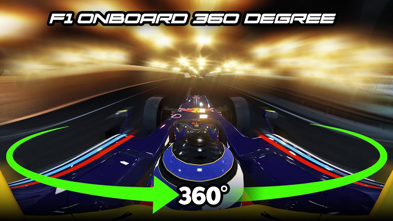 A real sense of speed F1 onboard 360° VR Experience #360video #vrvideo ...