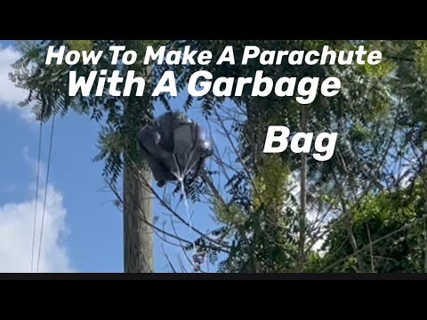 How To Make A Parachute 🪂 Using A Garbage Bag - YouTube
