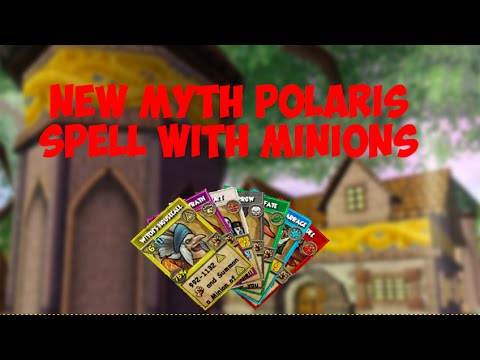 Wizard101: New Polaris Myth Spell-Witch's Housecall (ALL MINIONS) - YouTube