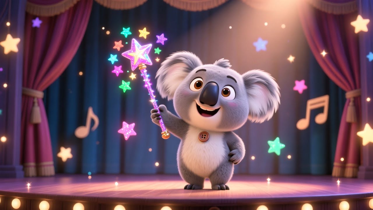 Tiny Koala Magic Show 🐨 Fun Magic Song for Kids | Cheerful Nursery ...