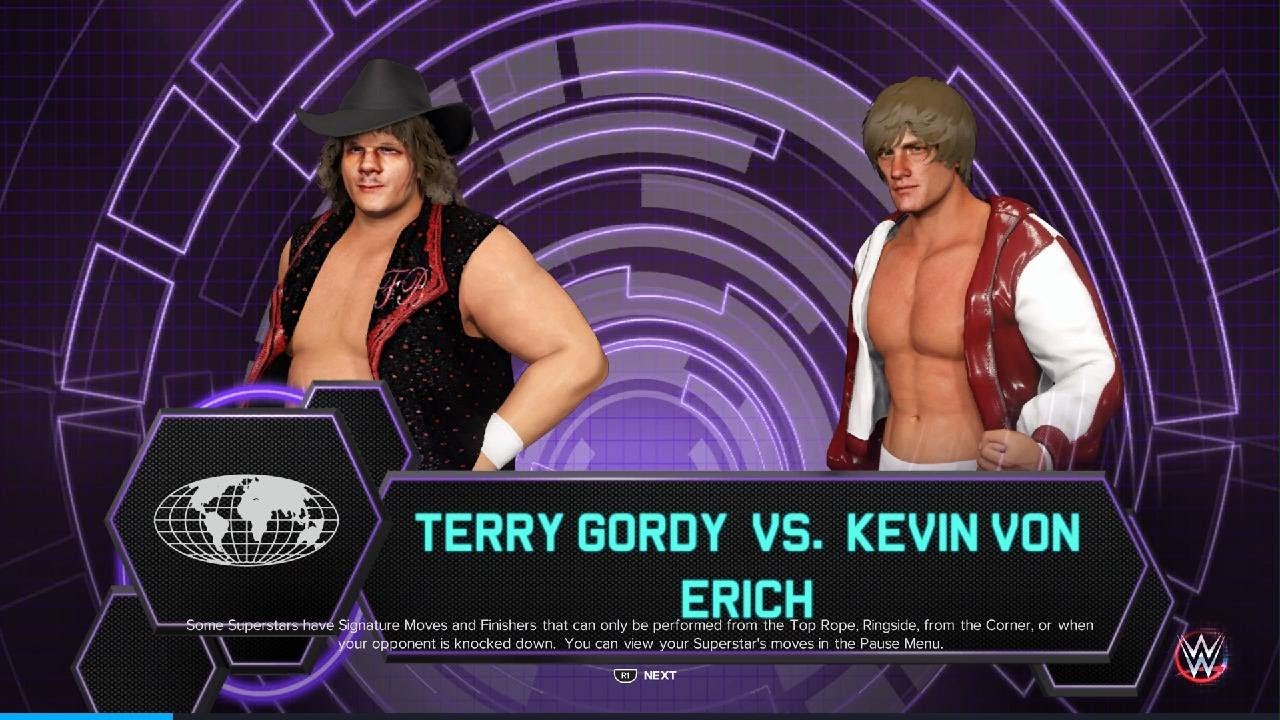 WWE 2K23 WCCW Thanksgiving Star Wars 83 Terry Gordy v Kevin Von Erich ...