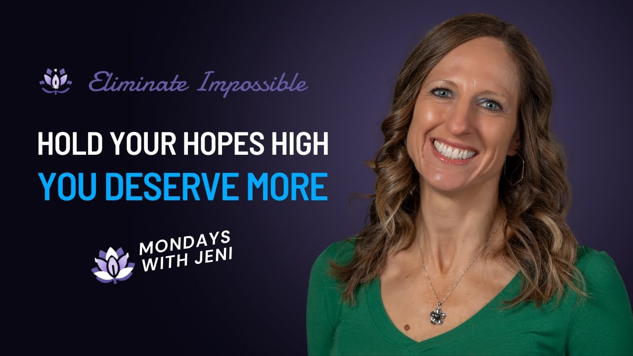 🌟 WHY YOU SHOULD GET YOUR HOPES UP | Eliminate the ‘Safe’ Mindset 🌟 ...