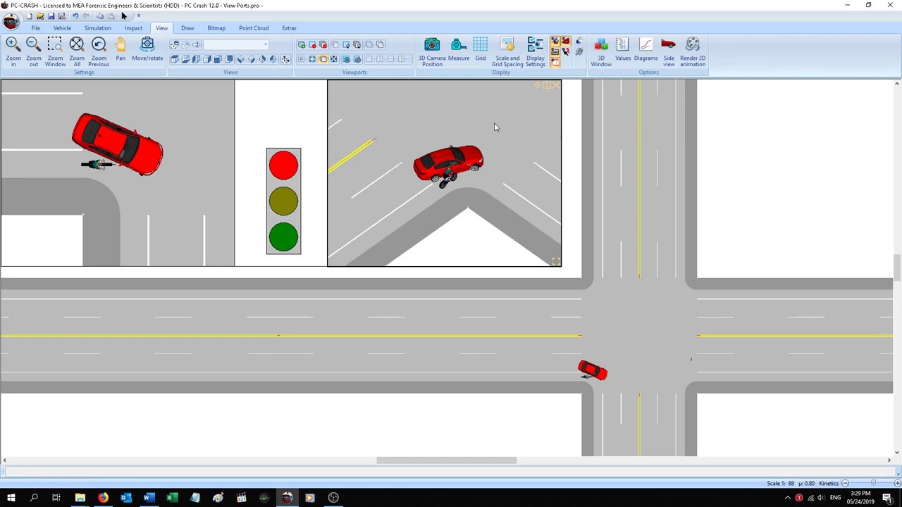 Viewports - PC-Crash 12.0 - YouTube