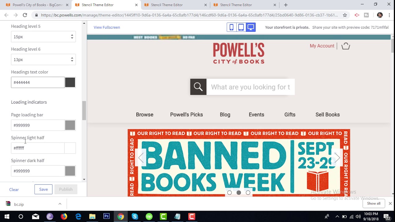 Bigcommerce Banner Image Change - YouTube