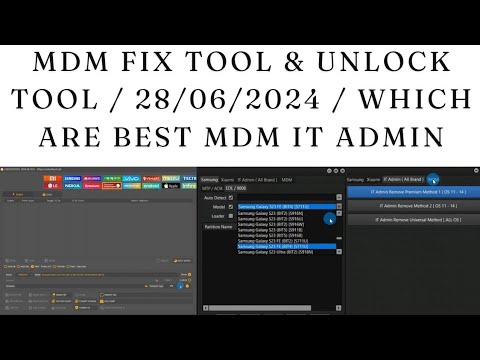 Mdm Fix Tool & Unlock Tool / 28/06/2024 / Which Are Best Mdm iT Admin @GoogleChacha - YouTube