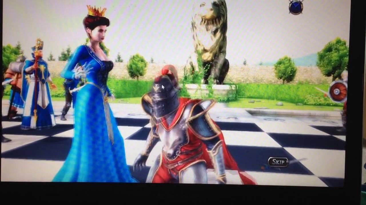 Battle VS Chess Queen electrifies Knight - YouTube