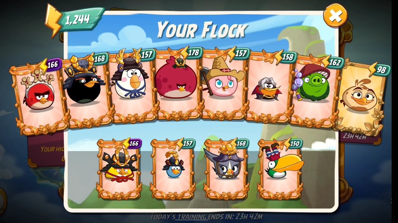 Angry birds 2 mighty eagle bootcamp Mebc 28 jan 2023 without extra ...