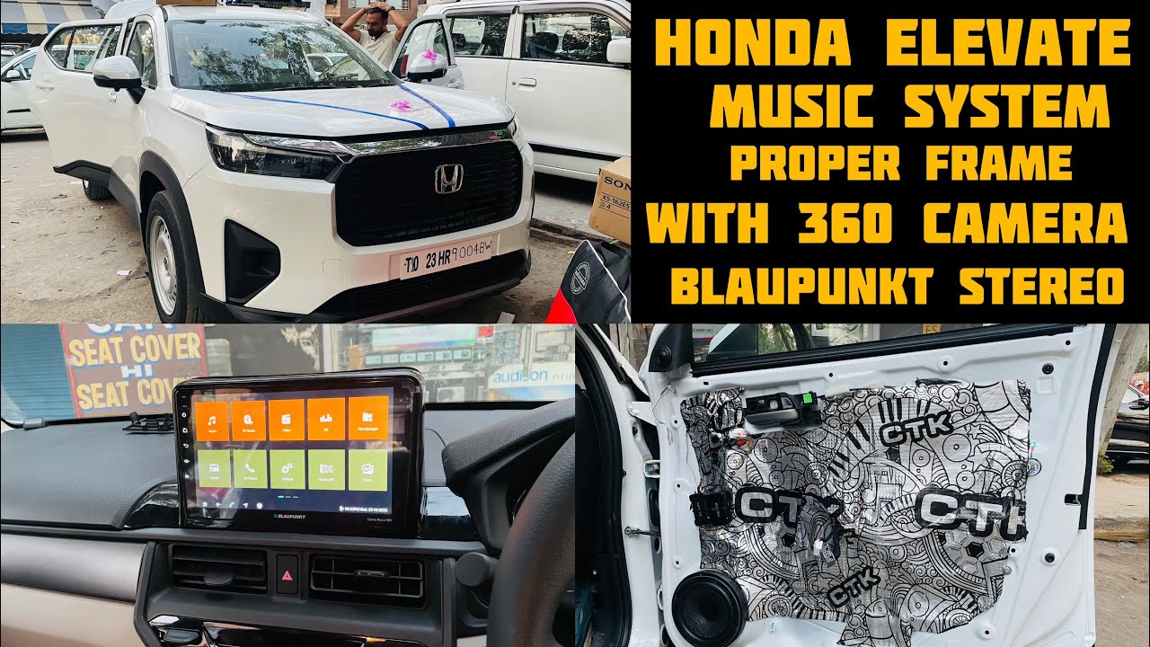 Honda elevate base model modified with Hertz hi-end speakers 360 camera ...
