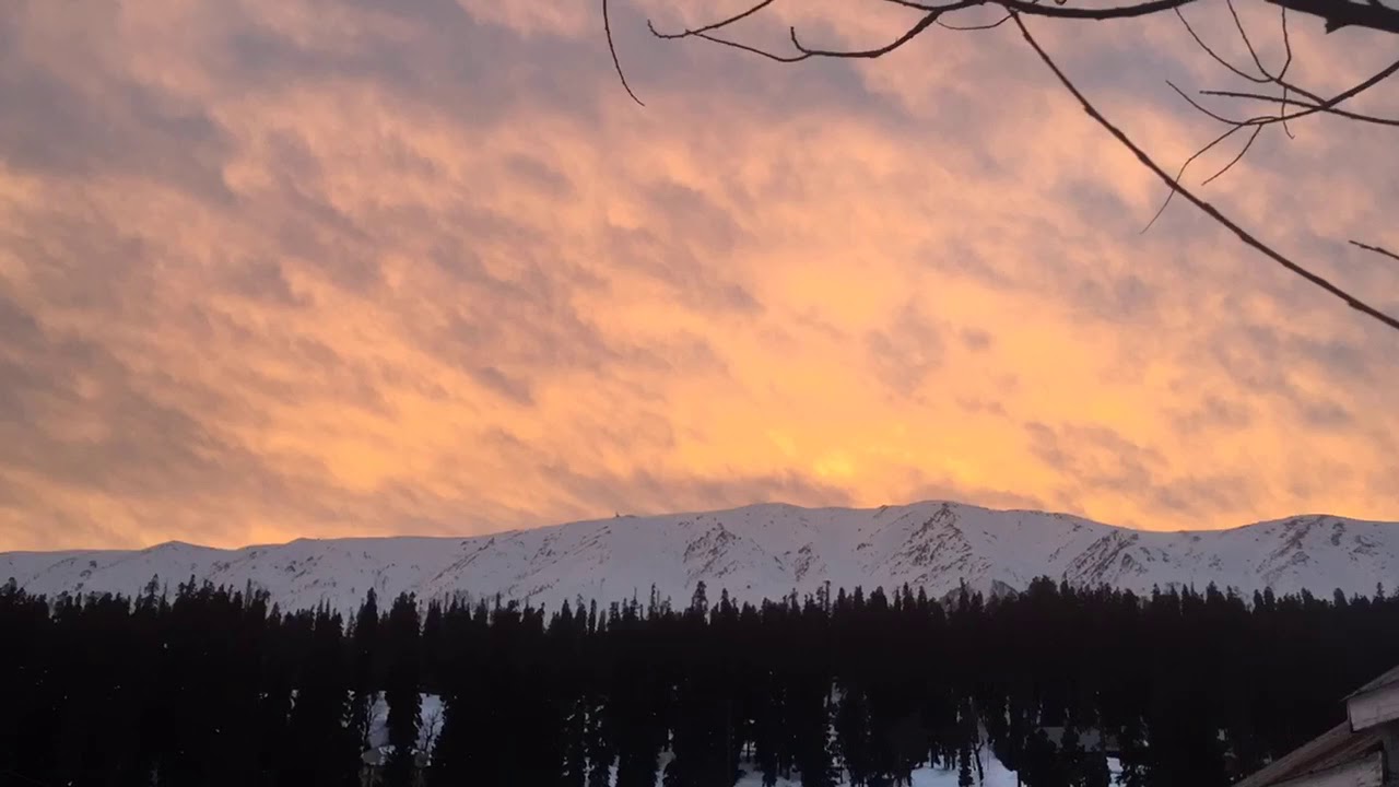 Sunset in Kashmir - YouTube