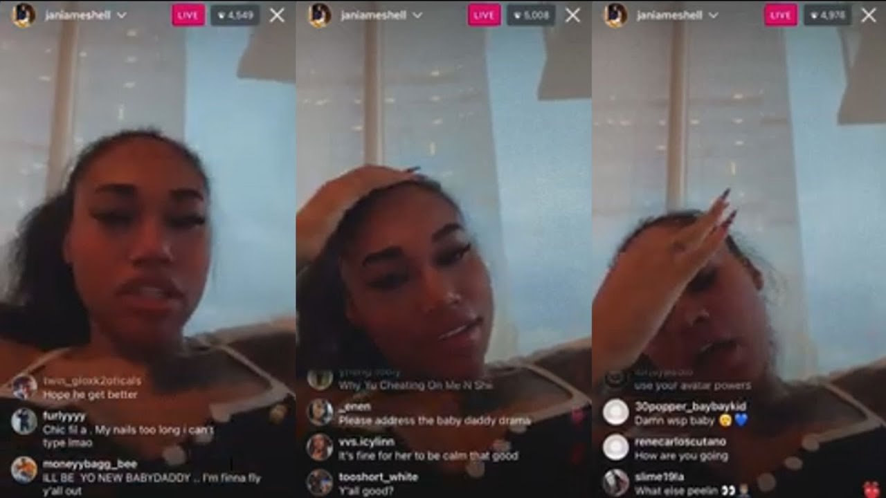 Jania Meshell Live “I Don’t Like That My Face Is Peeling”💚💚💚 - YouTube