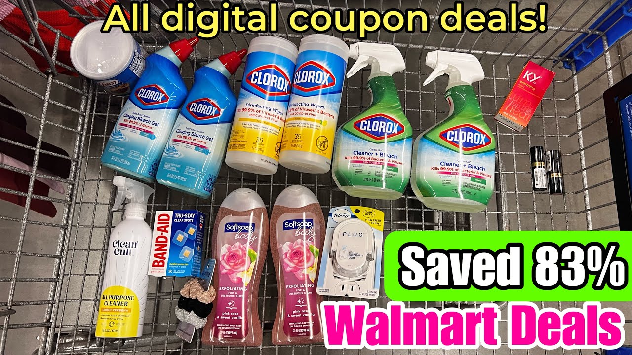 Walmart Deals This Week! - all digital couponing for beginners! Save 83 ...