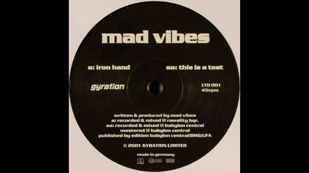 Mad Vibes - This Is A Test - YouTube