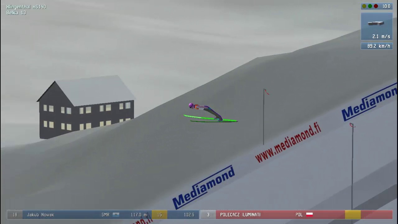 DSJ 4 puchar widzów #5 2/2 Konkurs KO w Klingenthal - YouTube