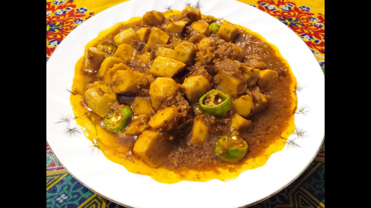 Mazedar Masala Arvi Recipe By Kitchen With Sheni - YouTube