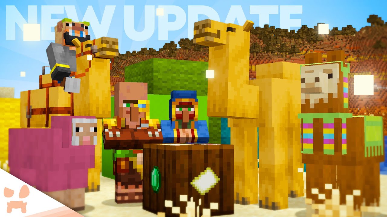 BIG VILLAGER UPDATES, NEW WANDERING TRADER, + BETTER SHEEP WERE JUST ...