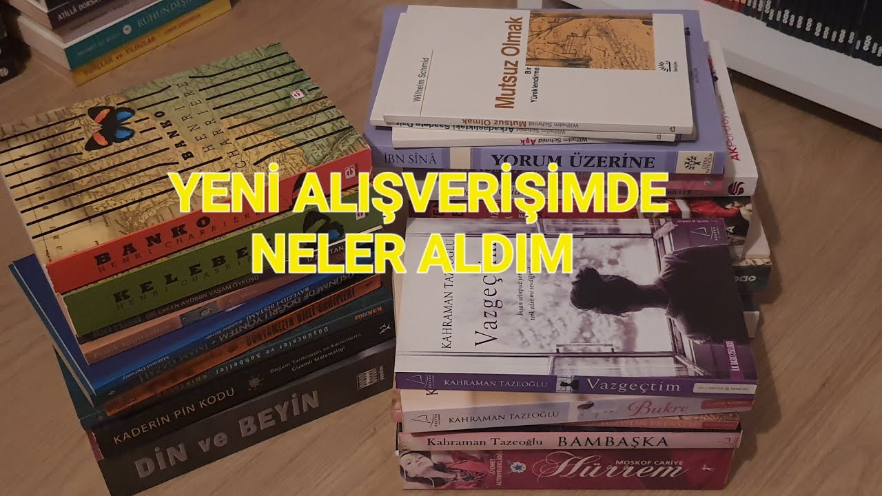 YENİ ALIŞVERİŞİMDE GELEN KİTAPLARIM |SAHAF KİTAPLARI | NELER ALDIM? # ...