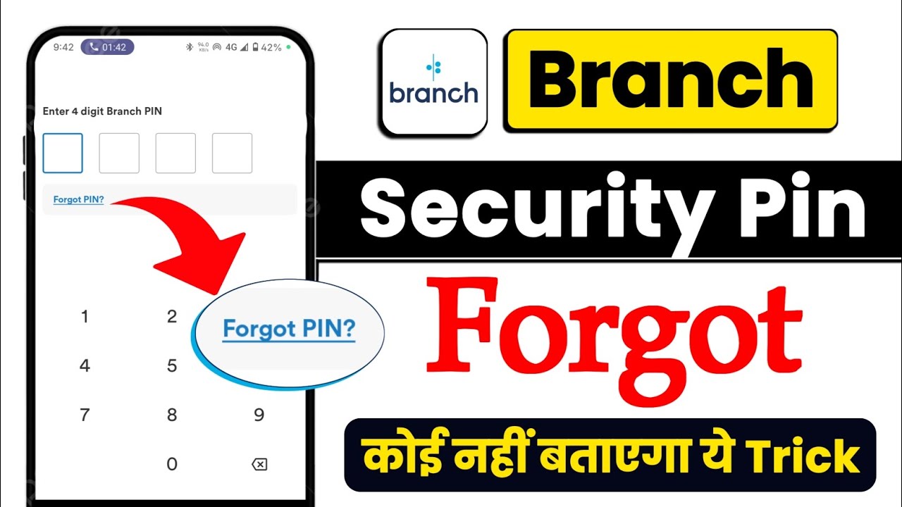 Branch Loan App Security Pin Forgot - Branch Loan App Reset Pin ...