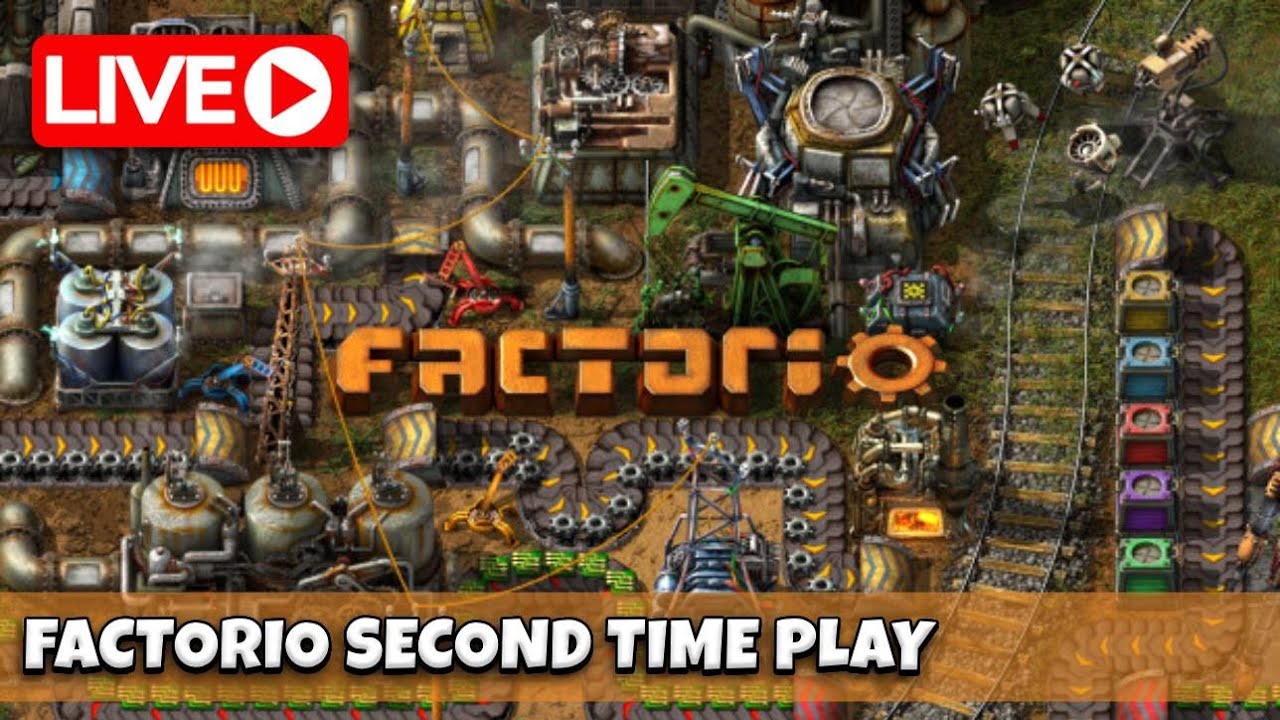 Factorio 2nd Day Gameplay - YouTube