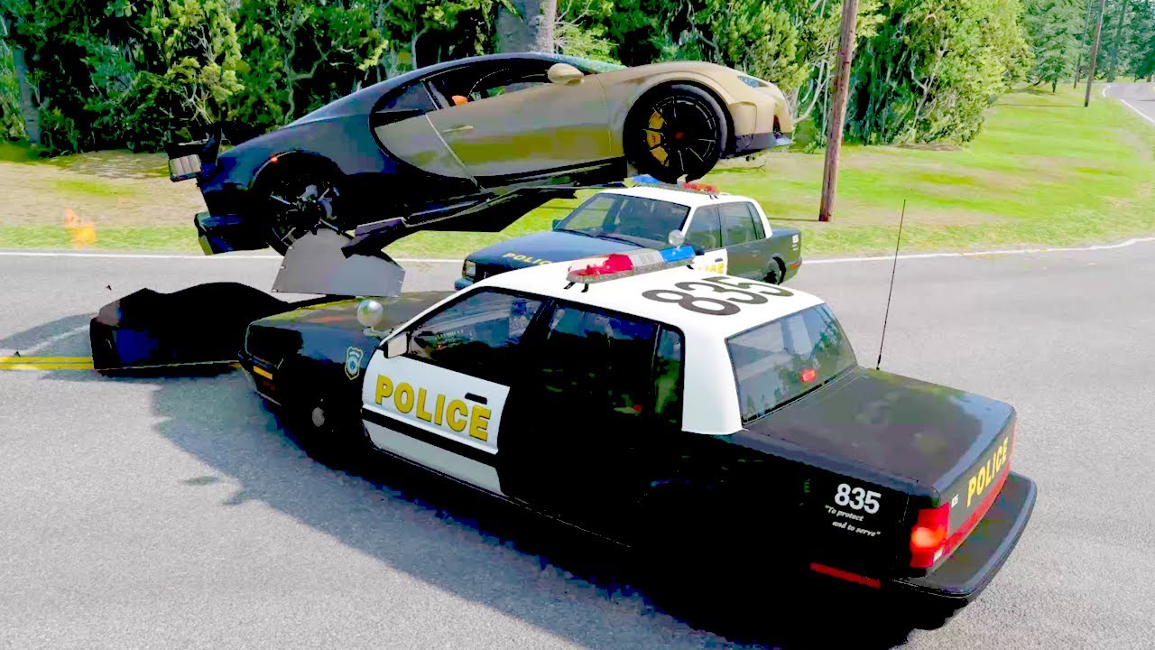 Car vs Ambush Intense Vehicle Takedowns in BeamNG Drive - YouTube