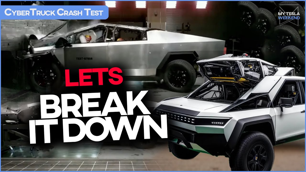 How Safe is CyberTruck? Crash Tests Revealed !! - YouTube