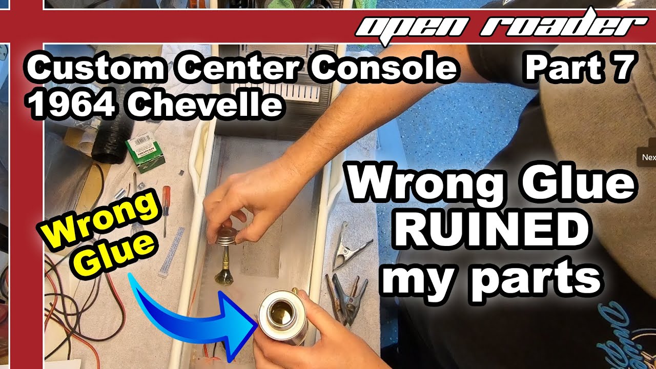 pt7 Building a custom console for 1964 Chevelle I MAKE A HUGE MISTAKE ...