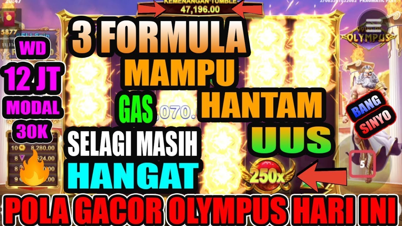 POLA GACOR OLYMPUS HARI INI || POLA SLOT GACOR HARI INI || SITUS SLOT ...