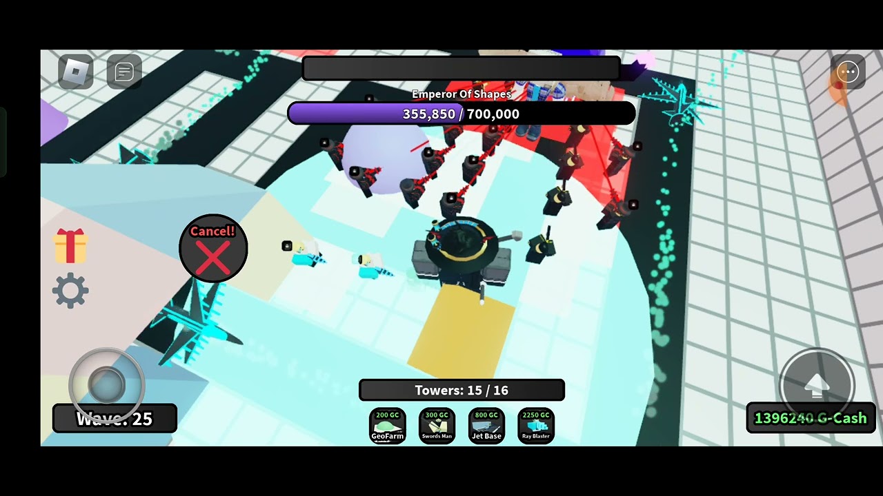 Roblox Geometry defense beating THE FINAL BADE AGAIN (2 times) - YouTube