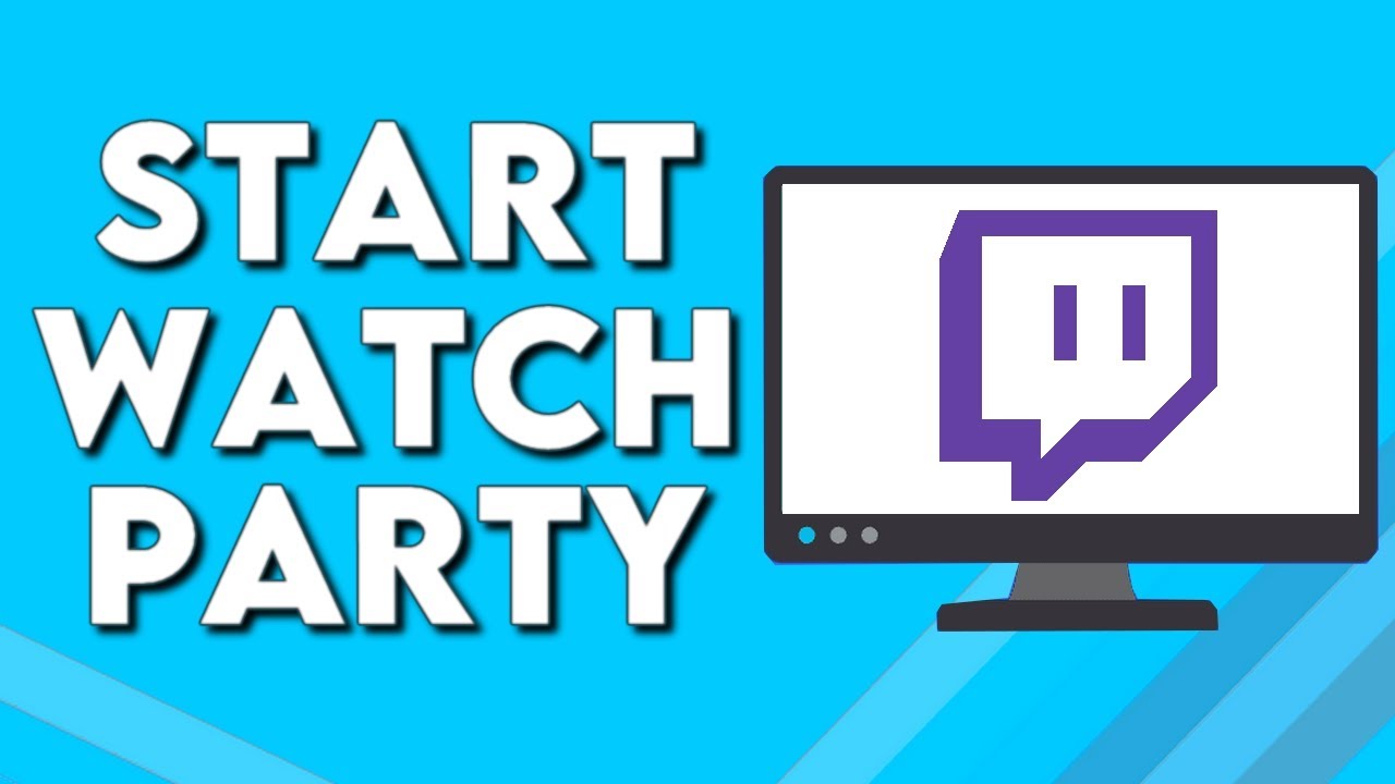How To Add And Start Watch Party on Your Stream on Twitch PC - YouTube