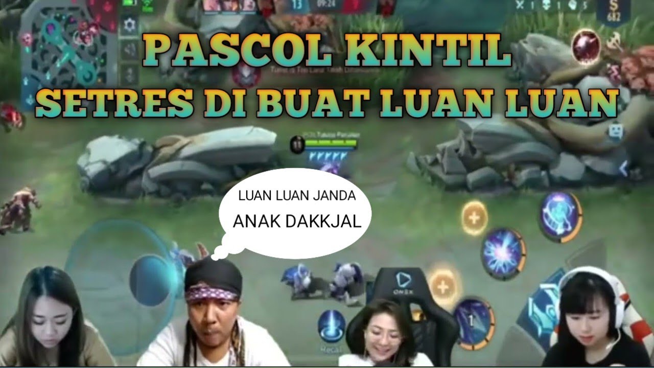 pascol kintil di buat emosi oleh luan luan - YouTube