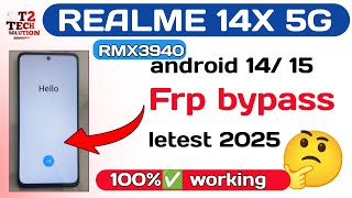 Realme 14X Frp Bypass 2026 Google Account Remove Without Pc 100 Working