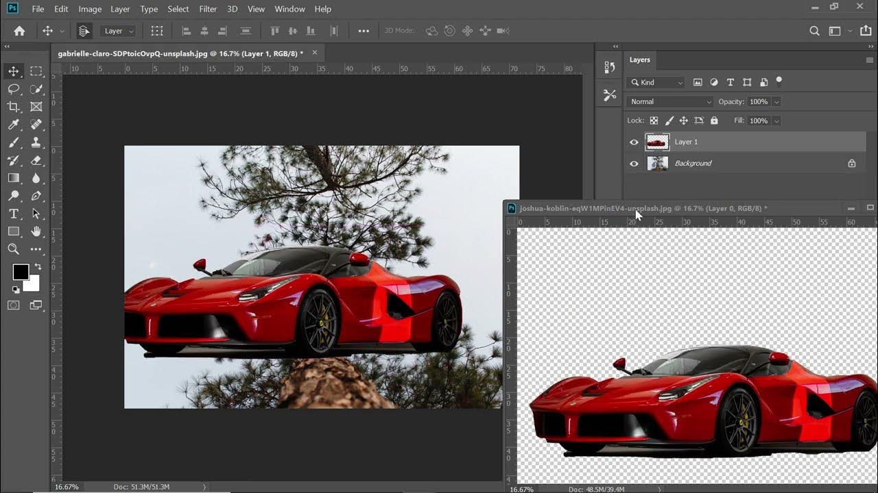 How to Create a Transparent Background in Photoshop Tutorial | Part 4 - YouTube