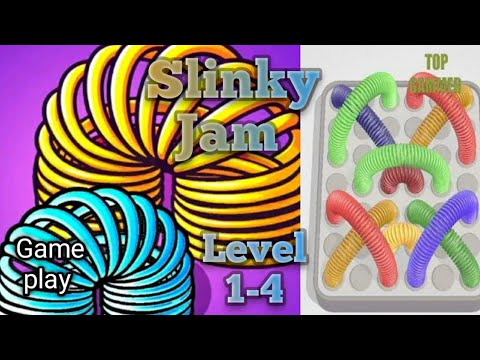 slinky jam level 1-4 gameplay walkthrough Solution - YouTube