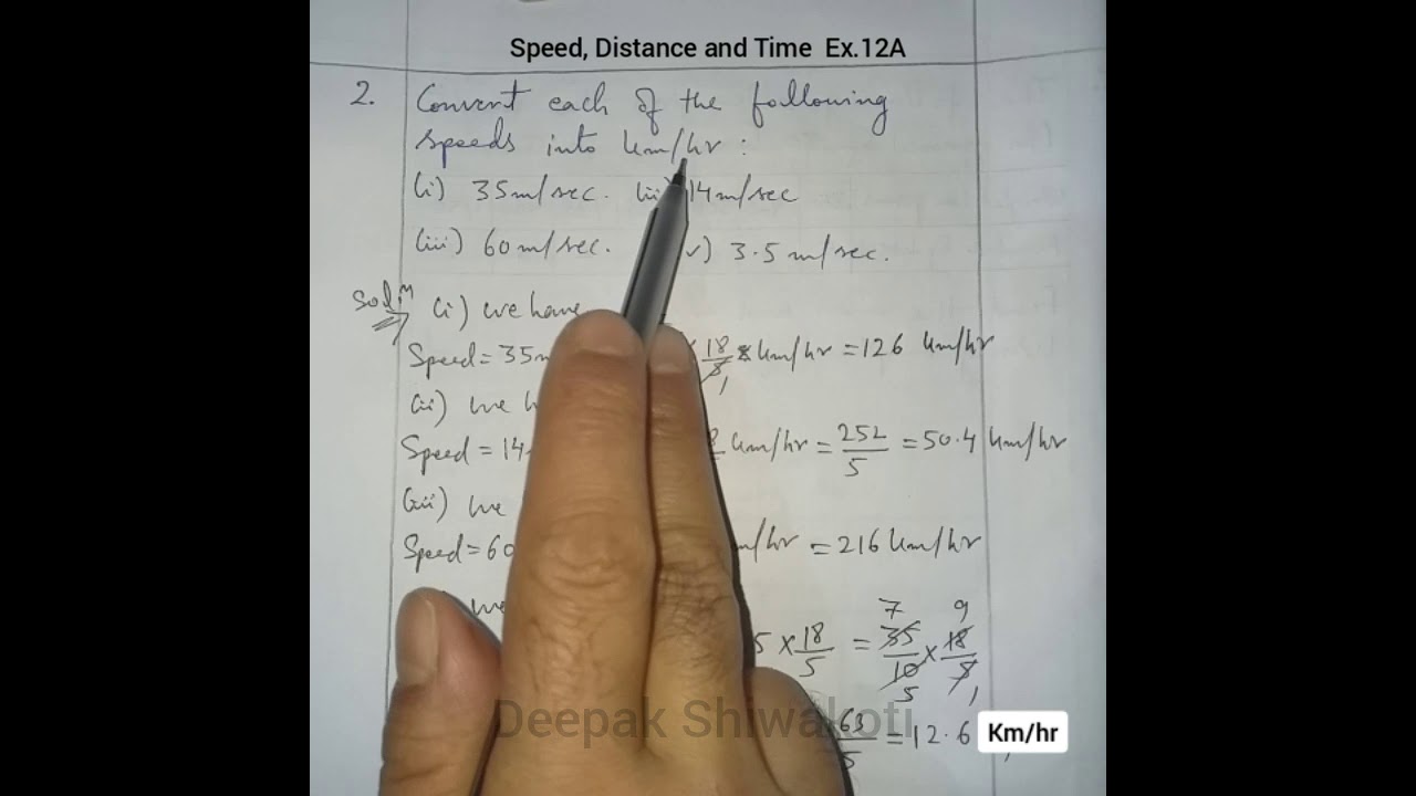 ICSE Mathematics Class 7 Speed Distance And Time YouTube icse-mathematics-class-7-speed-distance-and-time-youtube