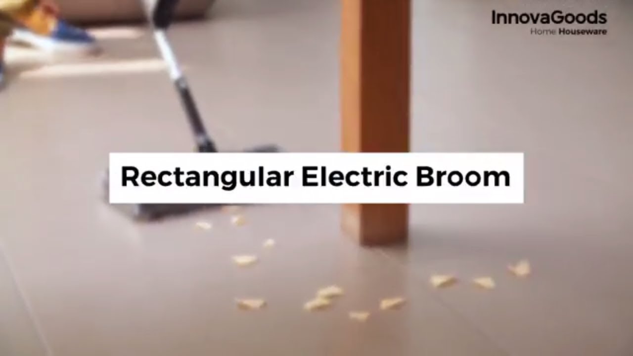 InnovaGoods Home Houseware Rectangular Electric Broom - YouTube