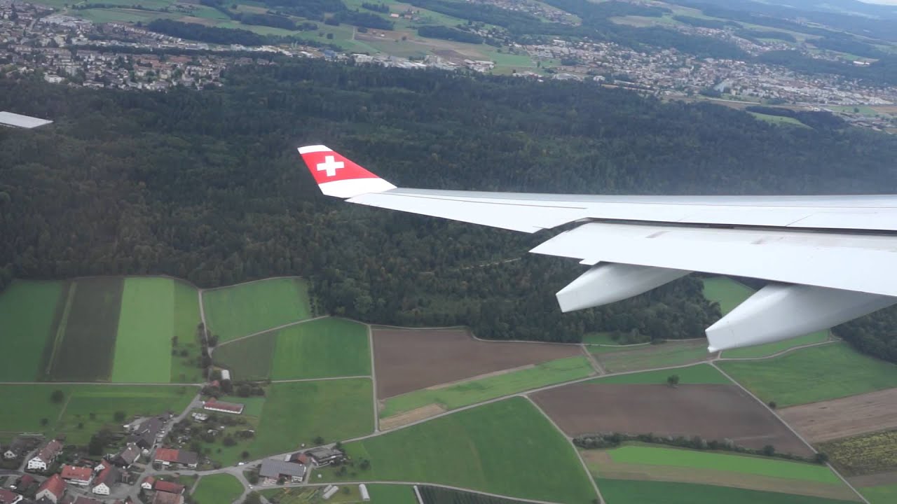 SWISS LX 146 Departing Zurich Airport - YouTube