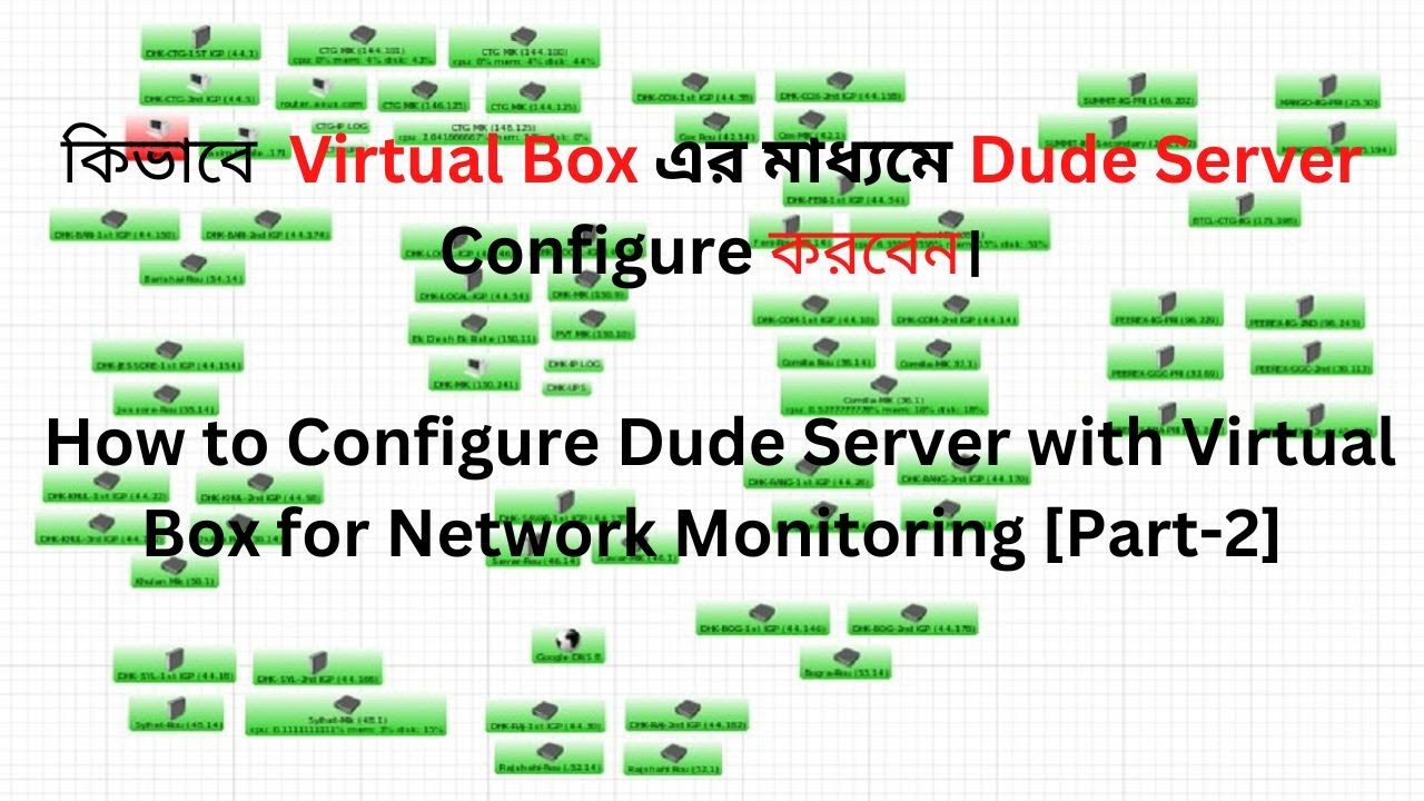 How to Configure Dude Server with Virtual Box for Network Monitoring ...