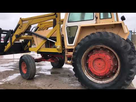 Case 1170 selling in Montana - YouTube