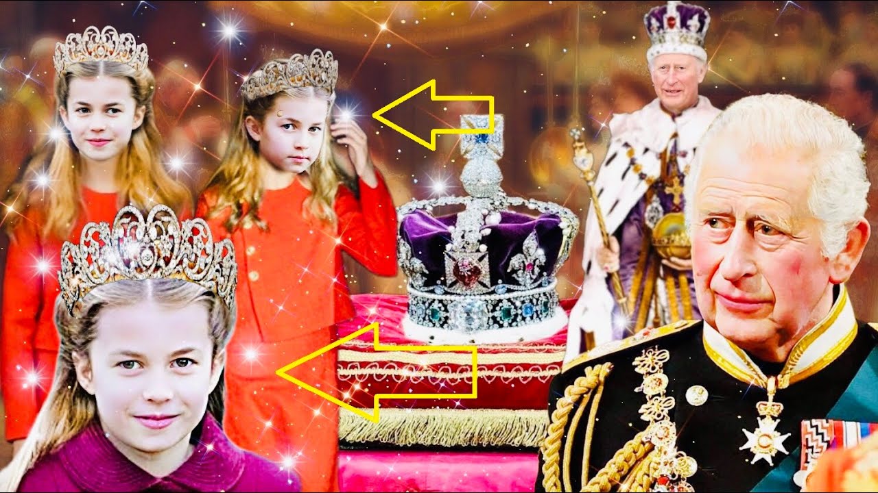 WOW! Princess Charlotte Gets First Tiara Moment As She Joins King ...