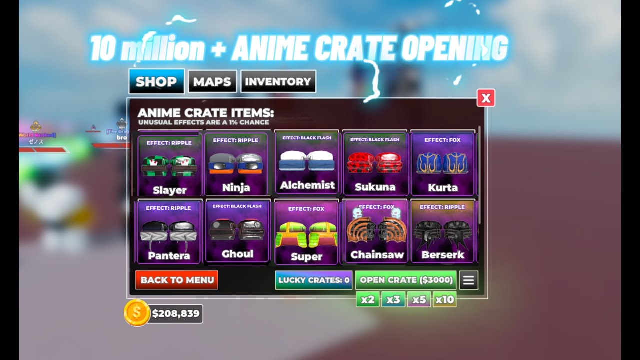 Full 10 Million+ ANIME CRATE OPENING 40+ Unusuals - Untitled Boxing ...